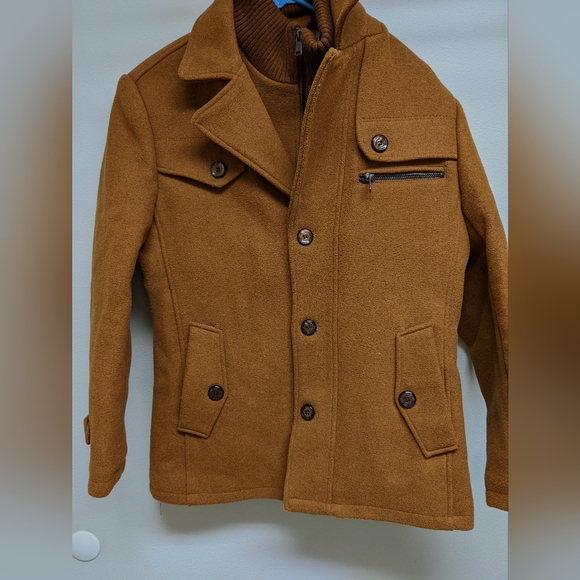Jianyi | Jackets & Coats | Burnt Orange Jianyi Coat Mens M | Poshmark